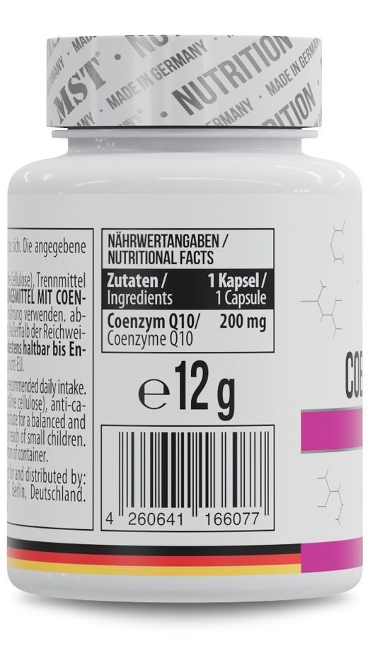 MST® Coenzyme Q10 200 mg - 30 veg. capsules - MyBilok