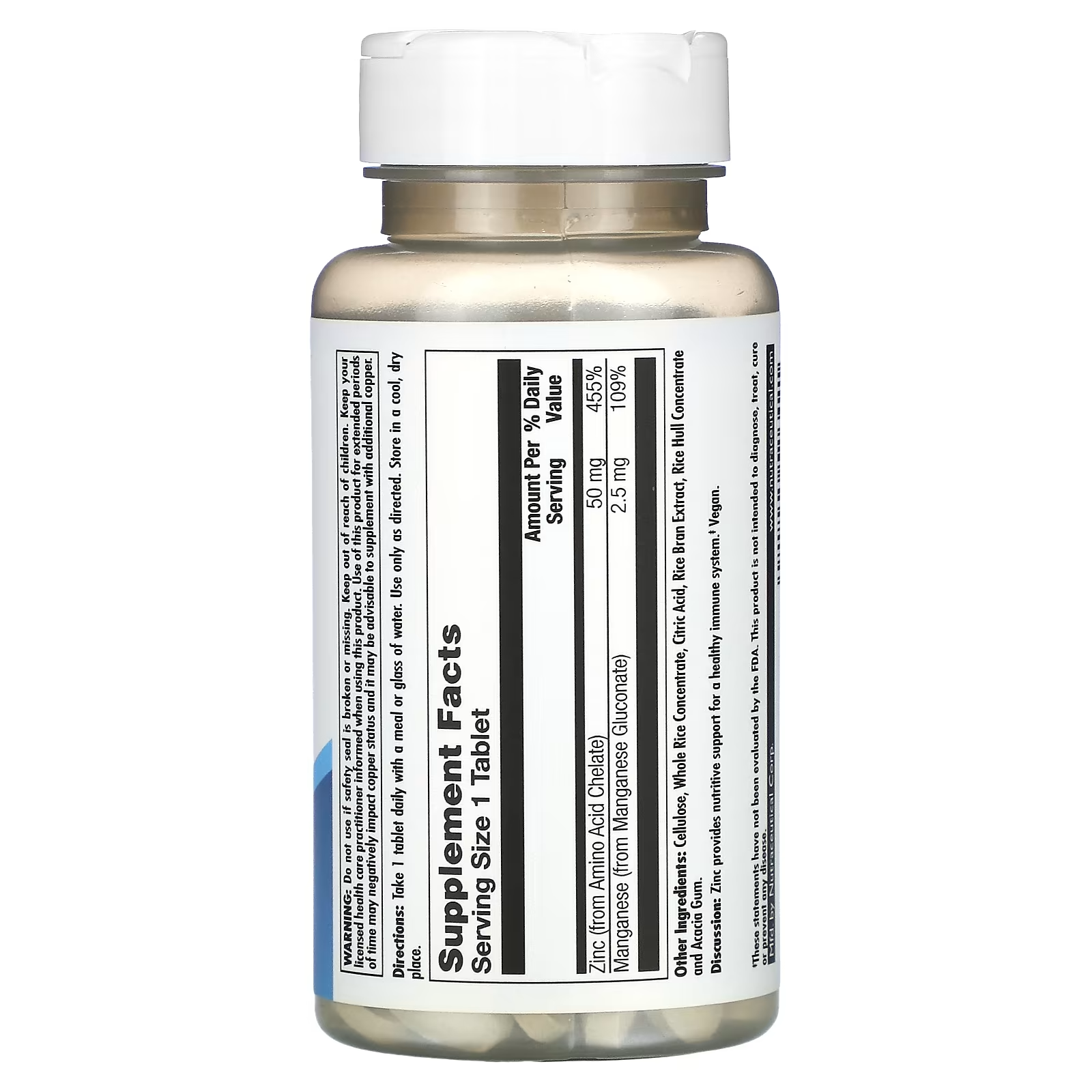 Zinc Chelate Form Zinc 50mg - 90 tabs - MyBilok