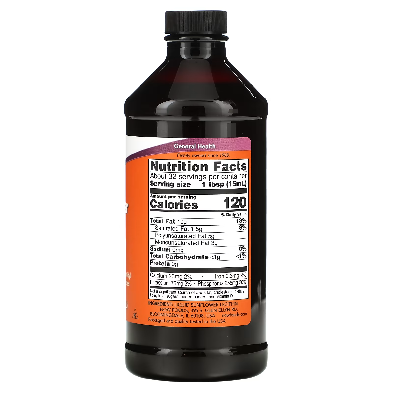 Купити NOW Рідкий соняшниковий лецитин, Sunflower Lecithin - 473 мл ...