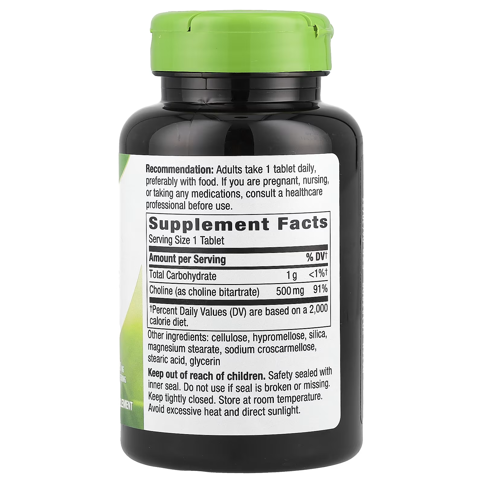 Купити Холін Choline 500 мг - 100 таб 2022-10-1077 в інтернет магазині ...